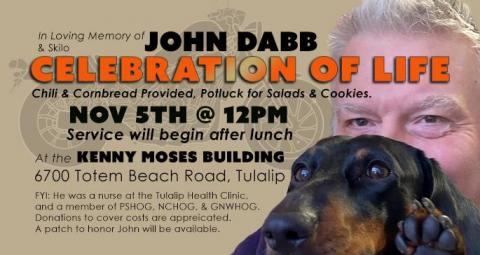 John Daab Celebration of Life | Puget Sound Chapter #4767 | Marysville ...